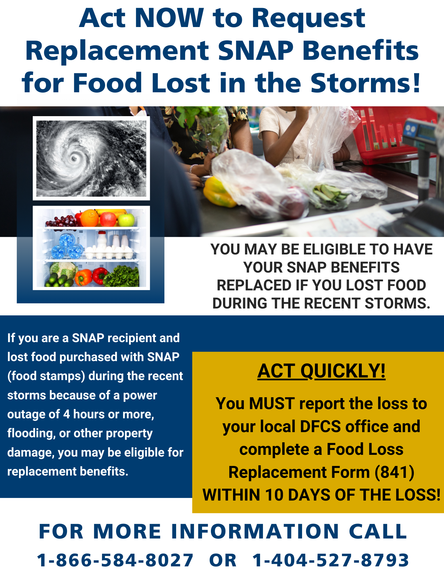 Emergency Food Stamp Replacement – Georgia Legal Services Program