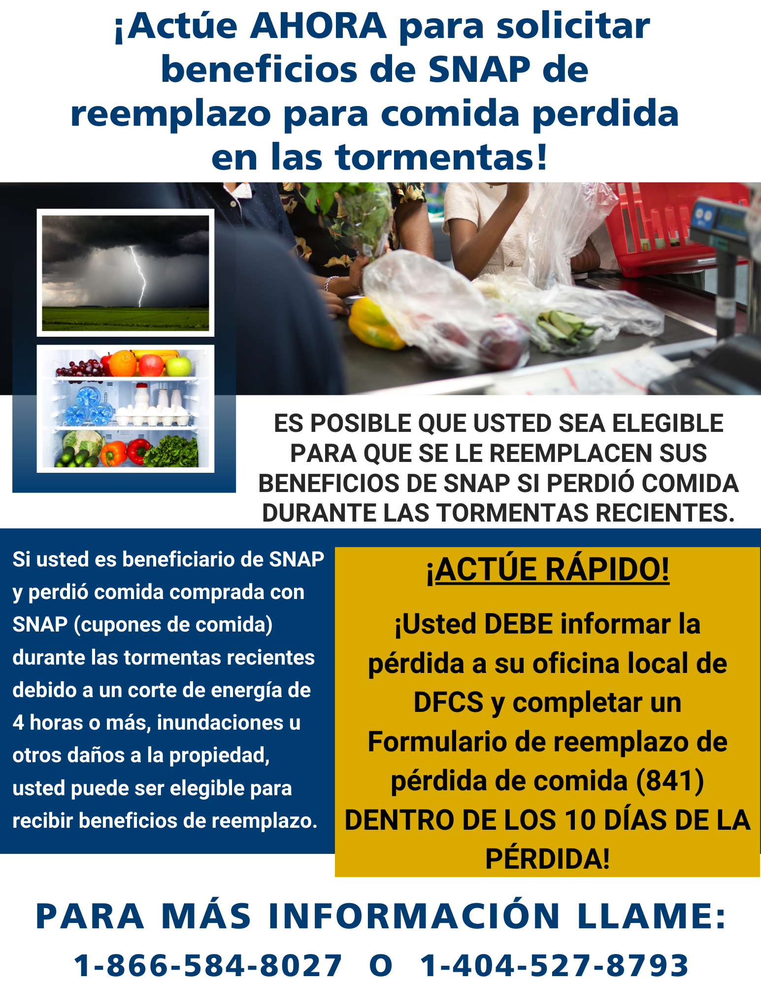 Emergency Food Stamp Replacement – Georgia Legal Services Program